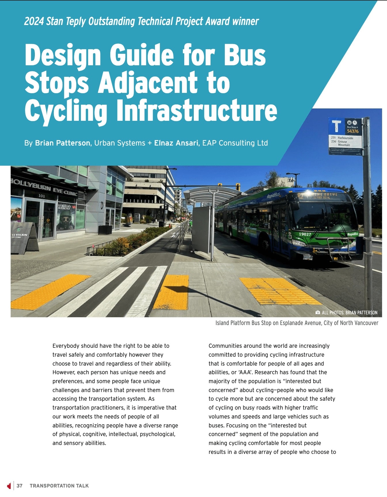 [WEBINAR] Guidance on Floating Bus Stops - ITE Canada