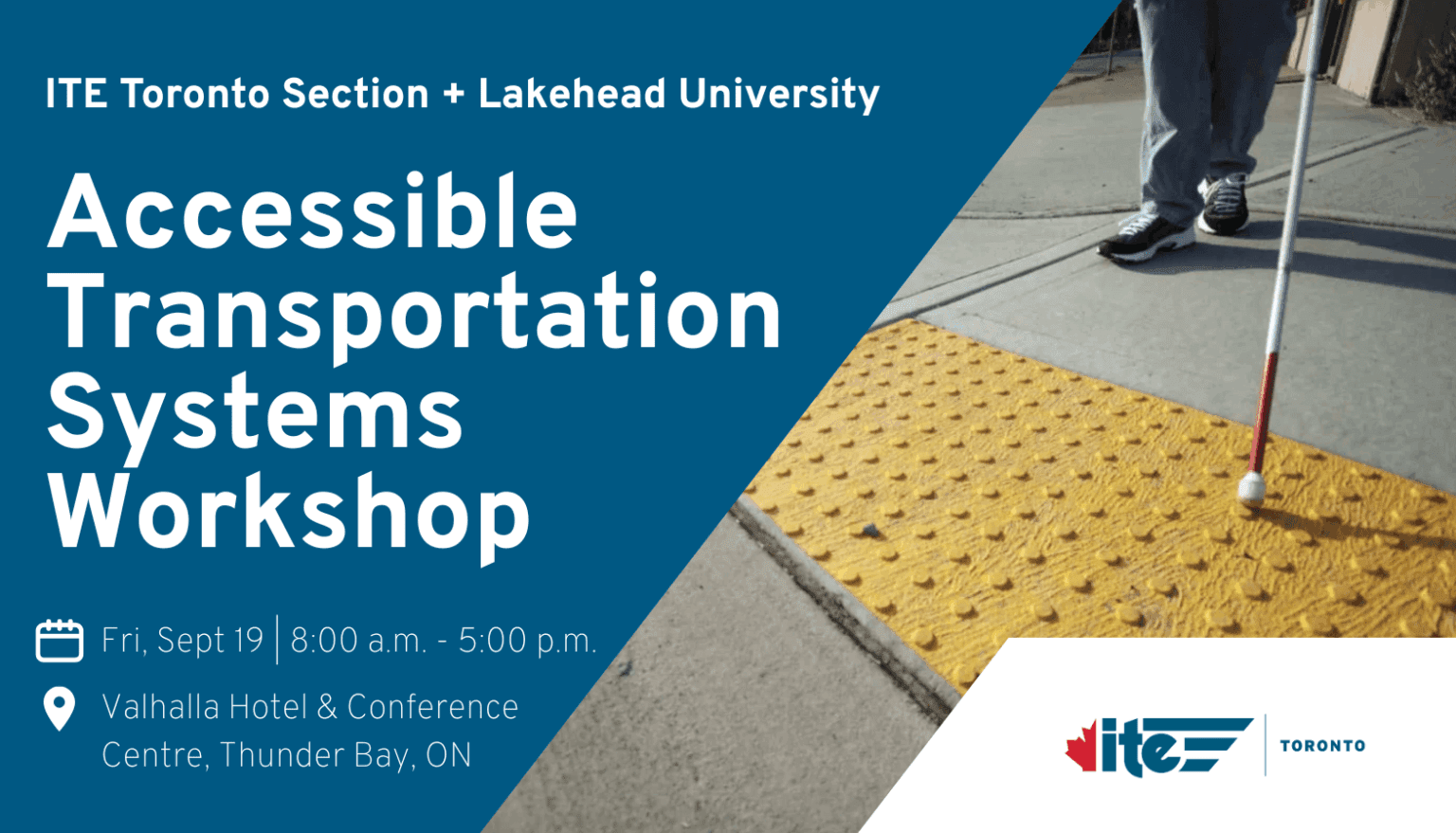 ITE Toronto Section + Lakehead University Accessible Transportation ...